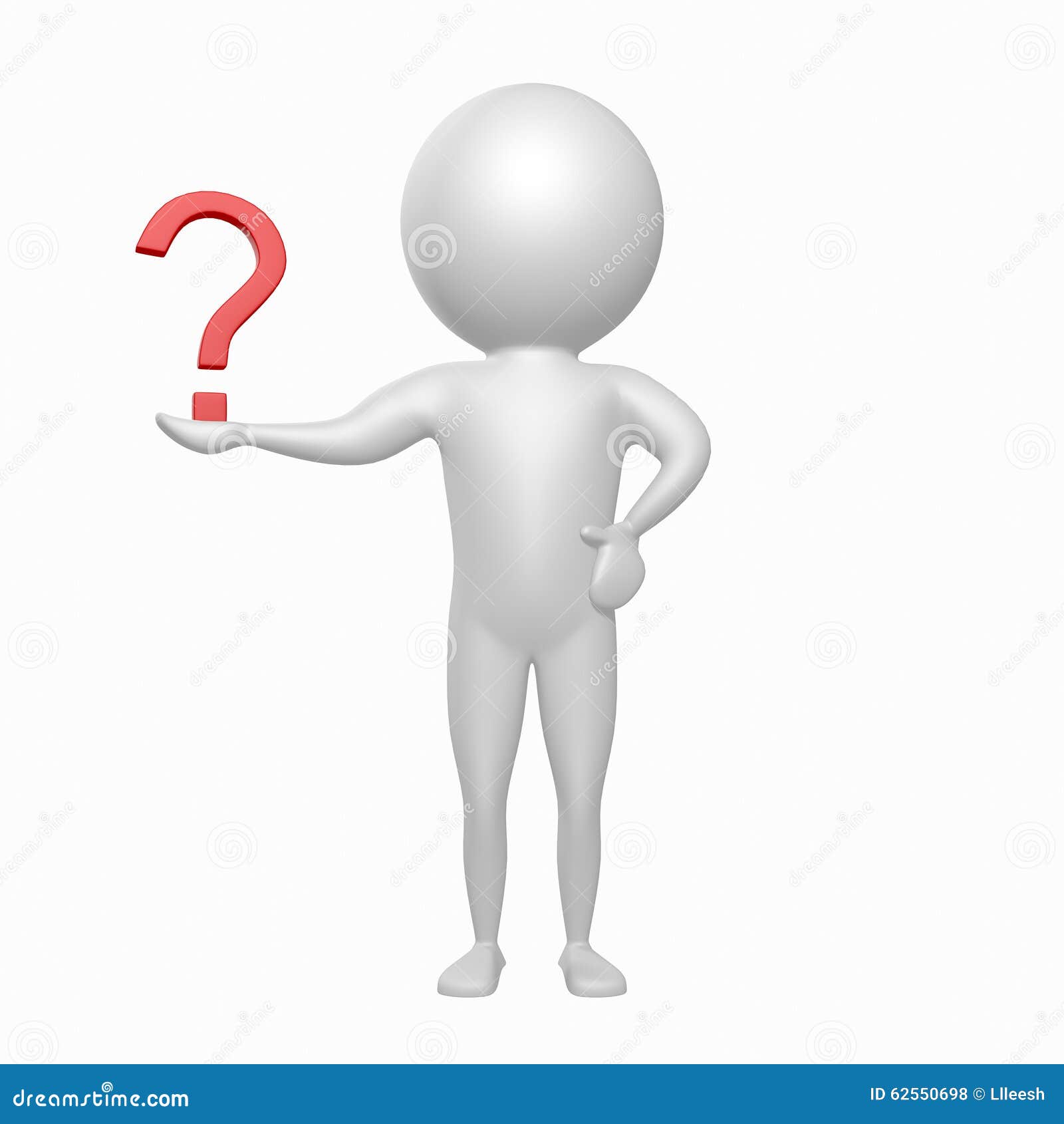 Pregunta de Stickman stock de ilustración. Ilustración de imagen - 62550698