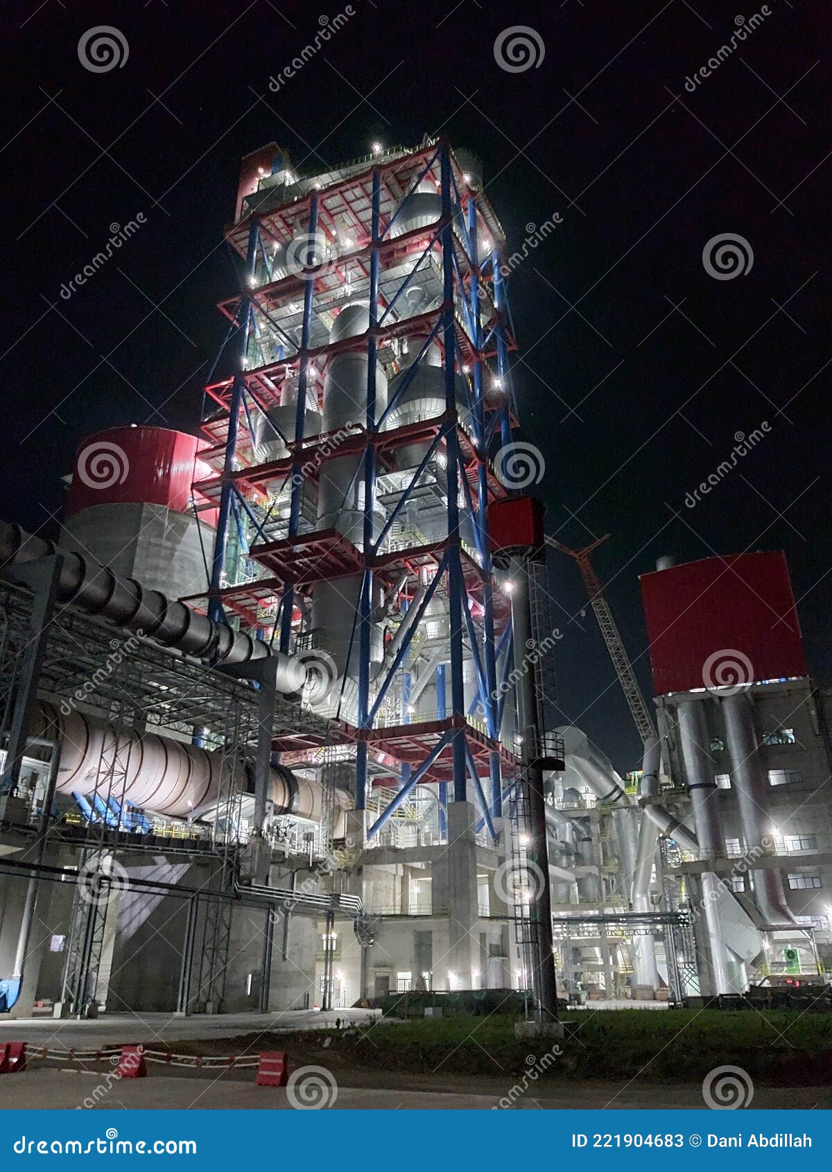 Preheater in Cement Production Hongshi Holding Group Stock Image ...