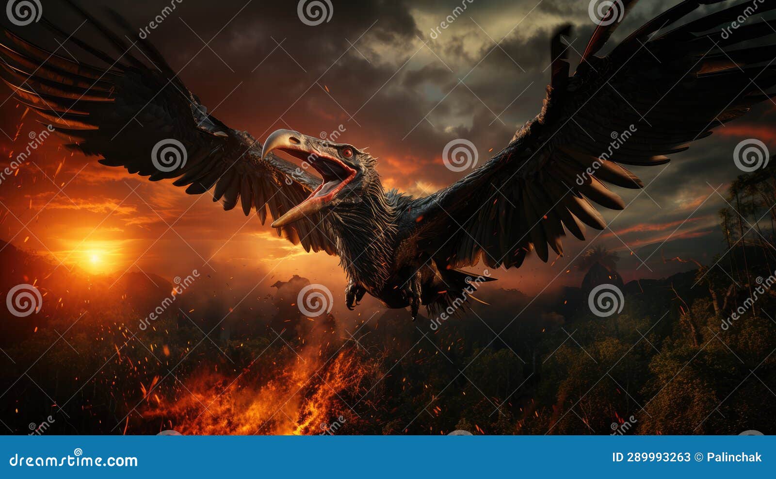 Prehistoric birds stock illustration. Illustration of brachiosaurus ...