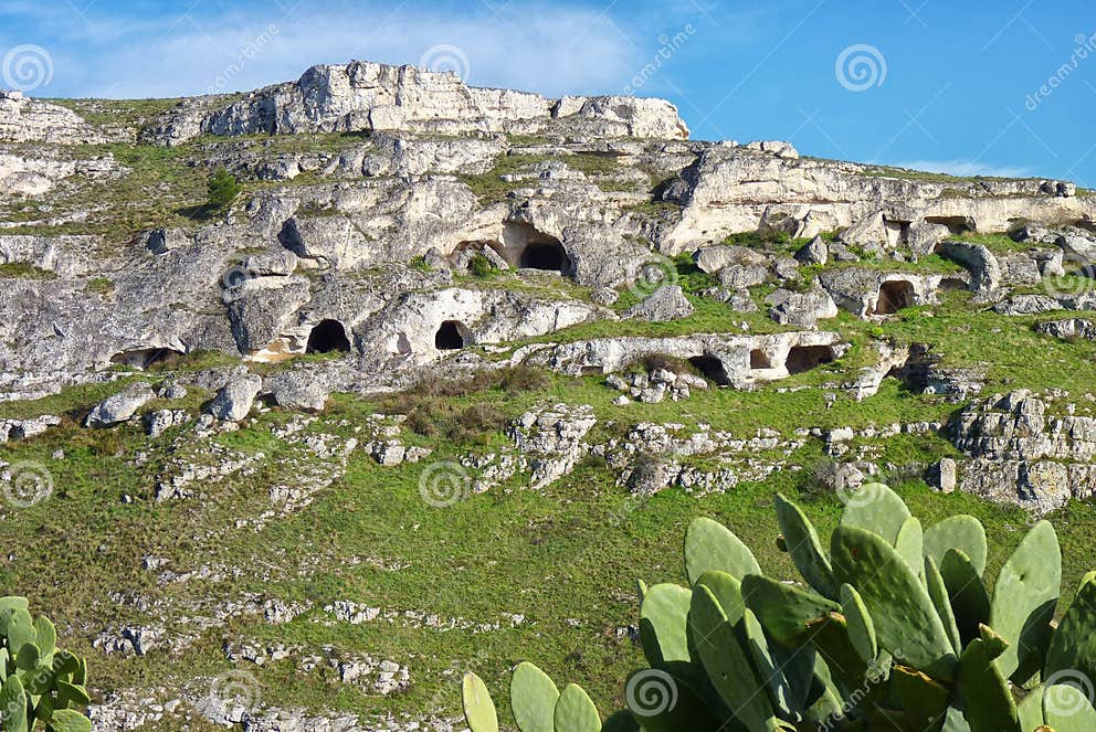 Prehistoric Cave Dwellings stock image. Image of heritage - 37617275