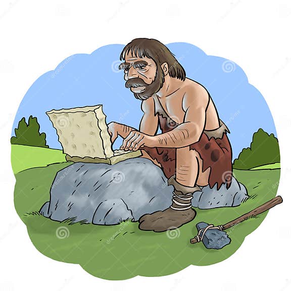 Prehistoric computer stock illustration. Illustration of prehistoric ...