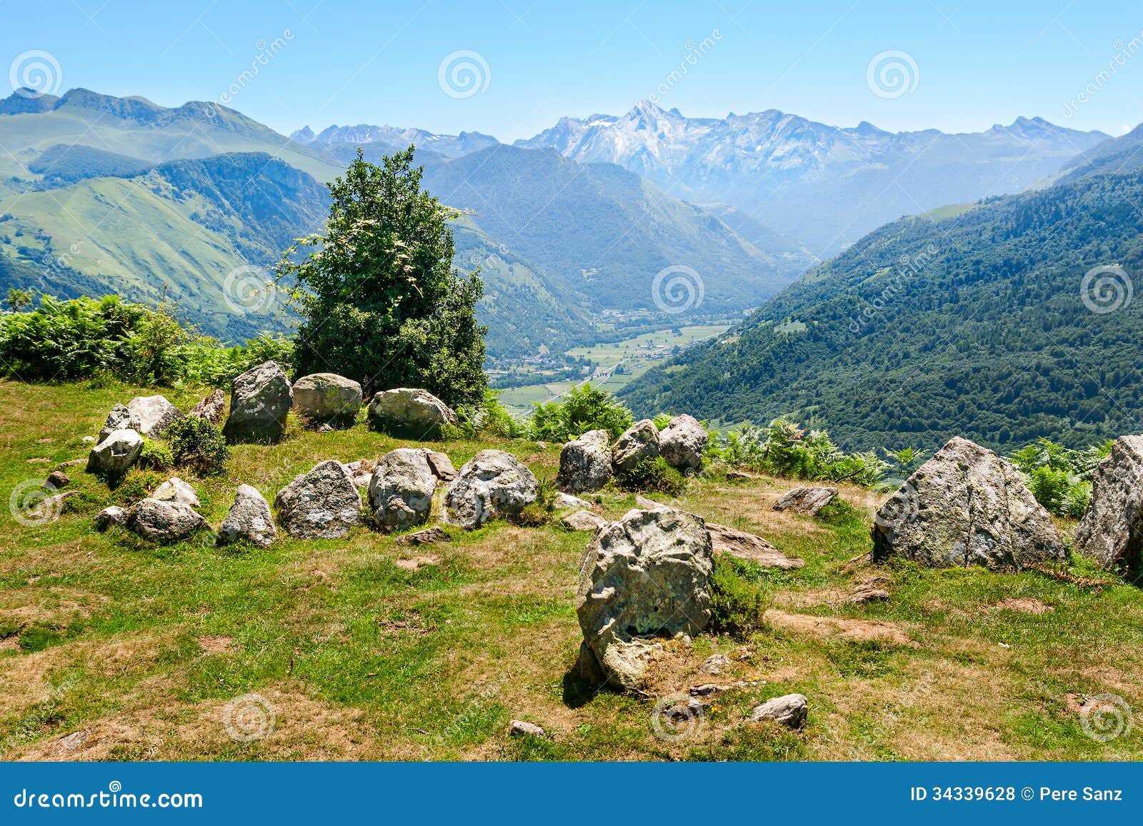 Prehistoric Cromlech stock photo. Image of outdoor, pyrenees - 34339628