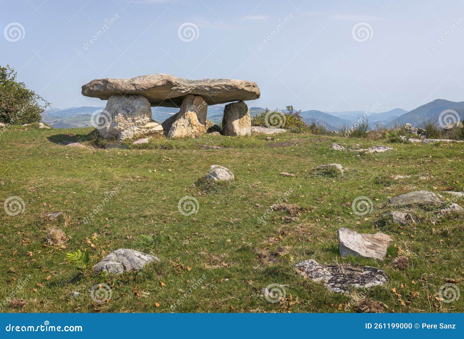 Prehistoric Dolmen in Asturias Stock Photo - Image of ruin, dolmen ...