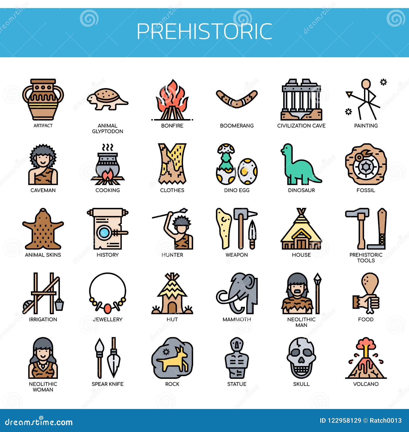 Prehistoric Man Pixel Art Isolated. Caveman 8 Bit. Ancient Man Vector ...