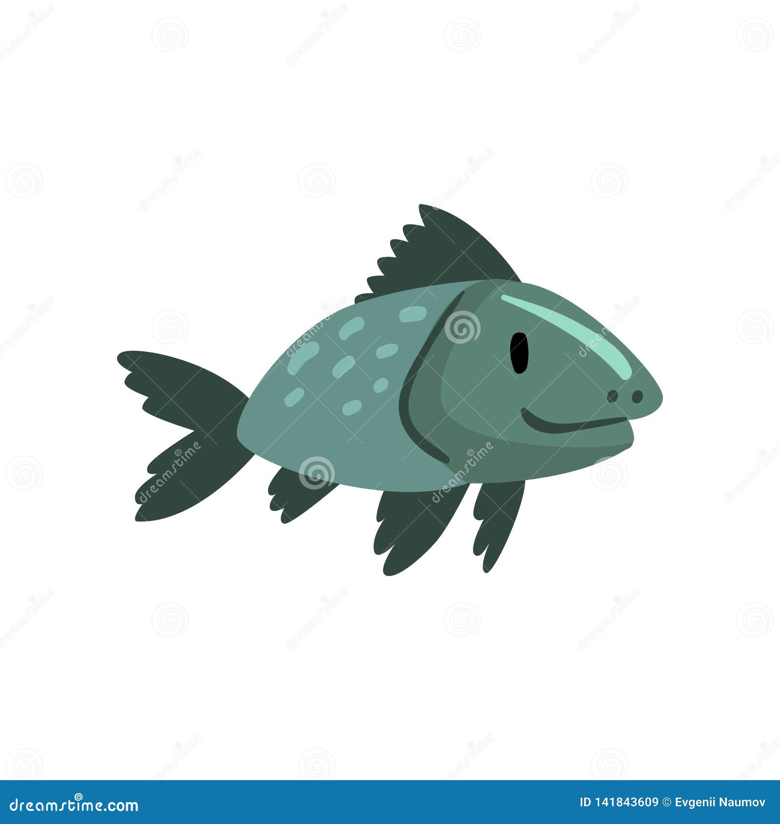 Prehistoric Fish, Biology Evolution Stage, Gradual Development Vector ...