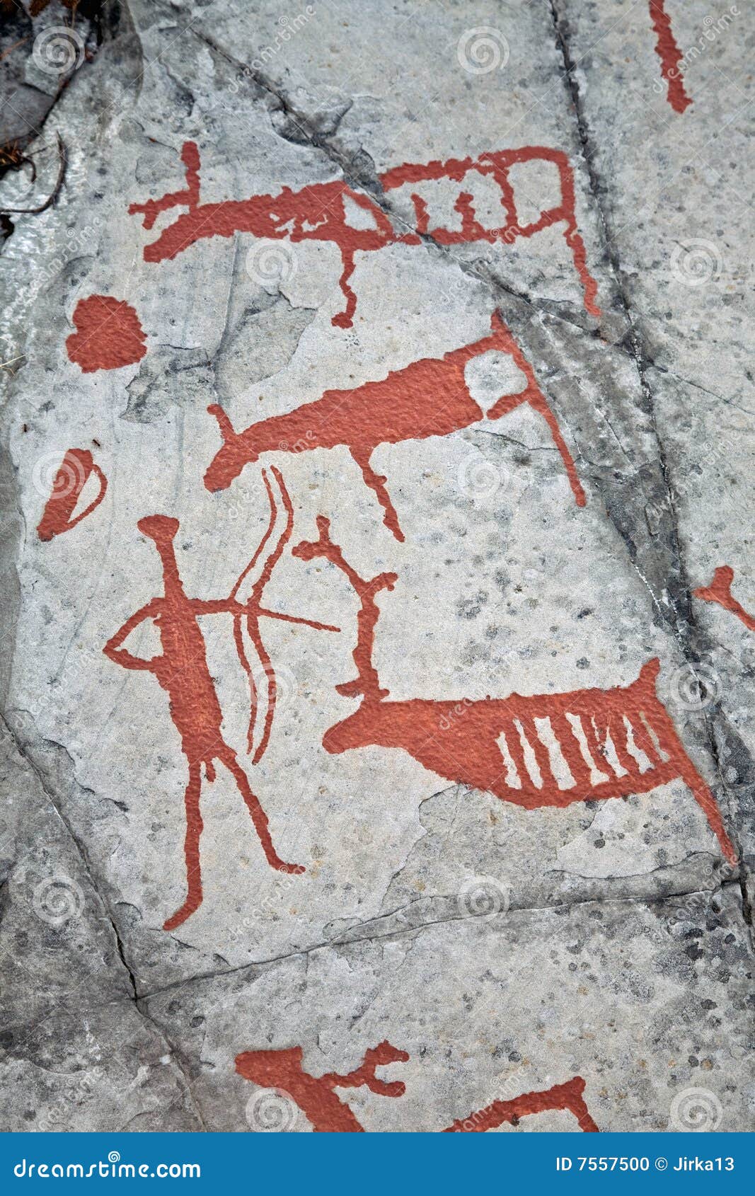 Prehistoric Painting Stock Photography | CartoonDealer.com #7557500