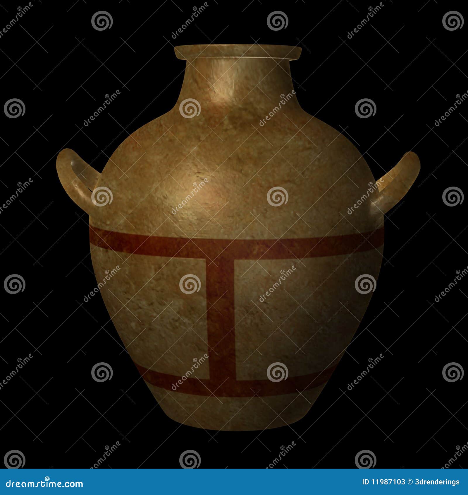 Prehistoric vase stock illustration. Illustration of erectus - 11987103