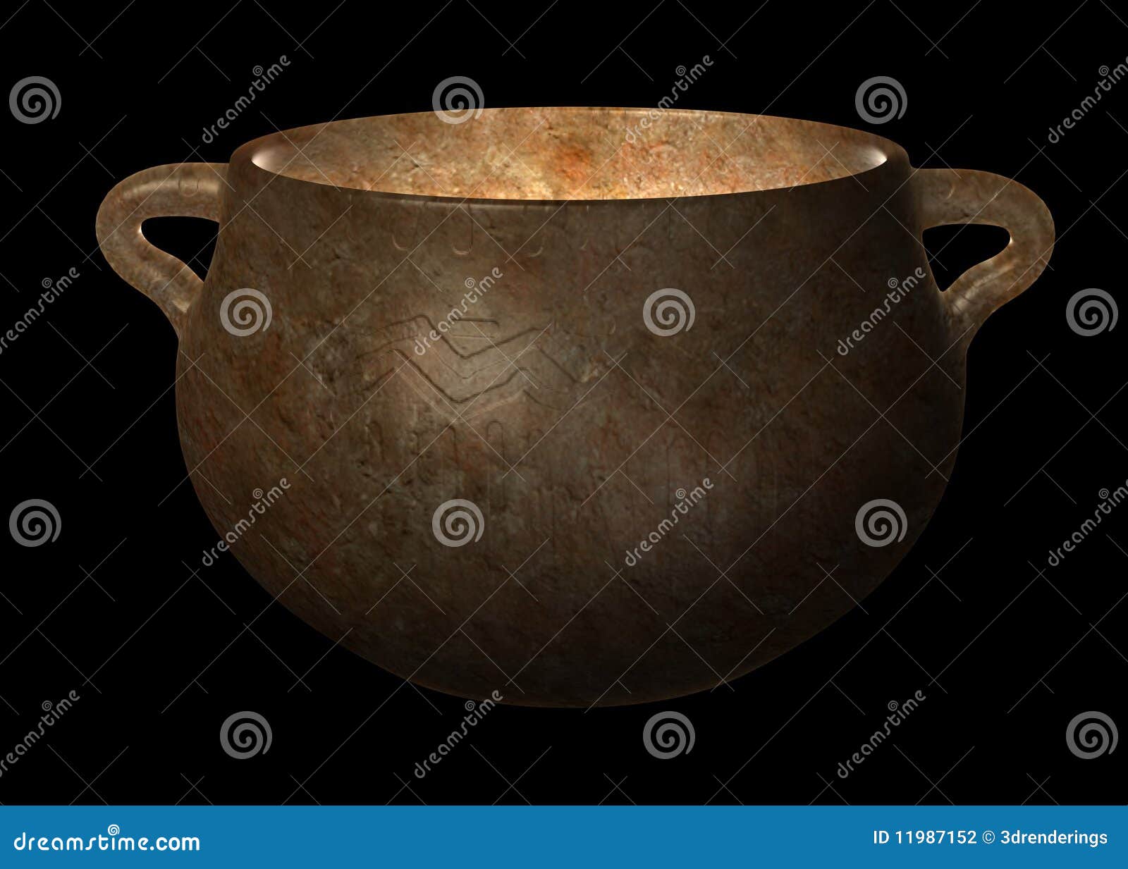 Prehistoric vase stock illustration. Illustration of primordial - 11987152