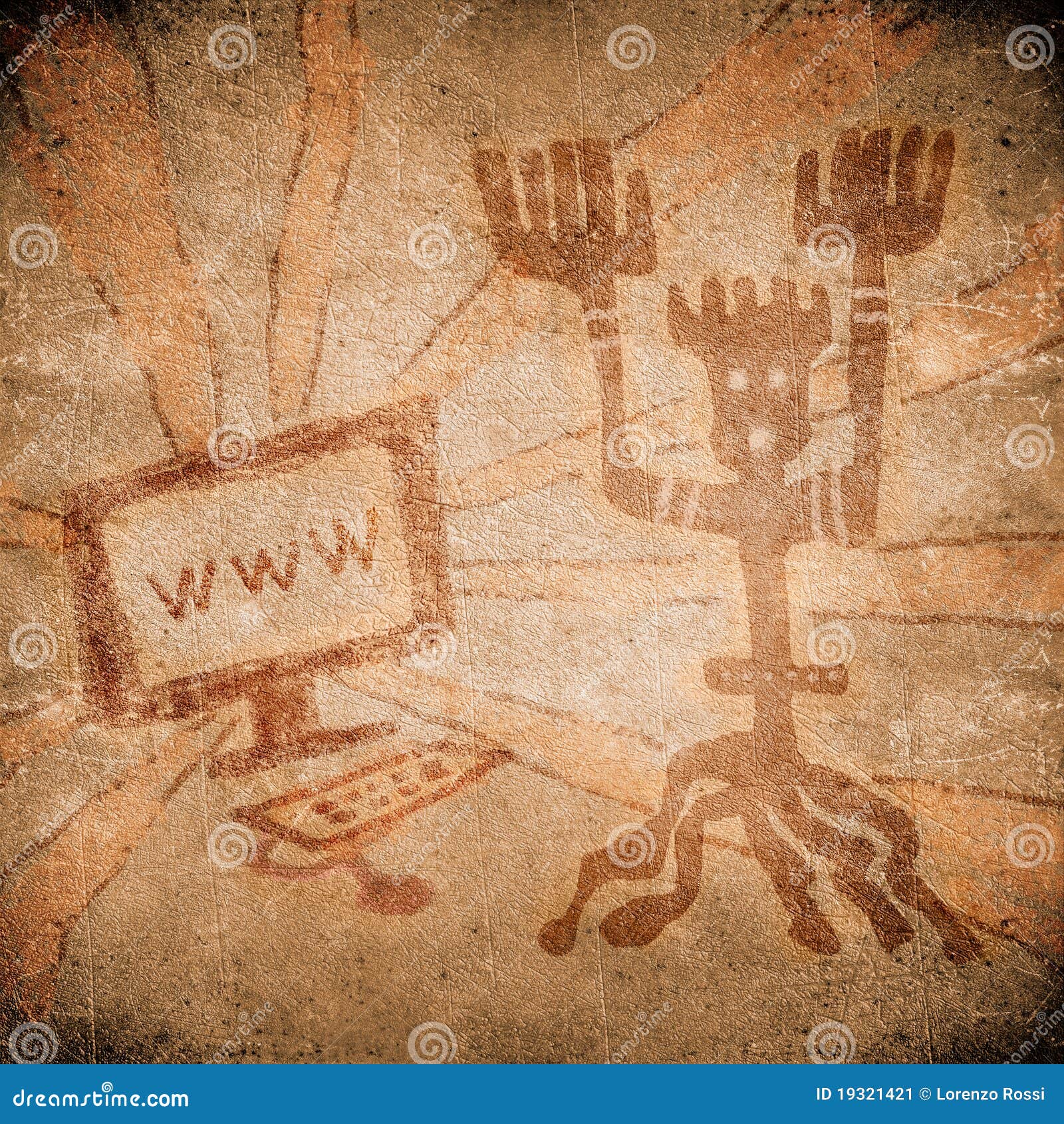 Prehistoric Communication Stock Illustrations – 246 Prehistoric ...