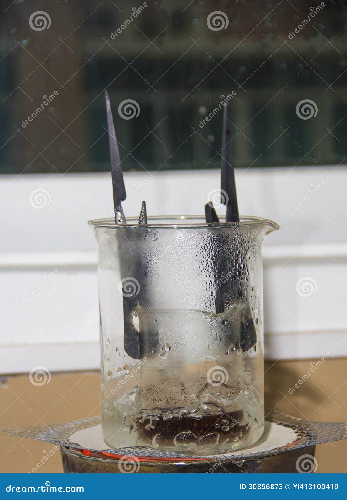 Preliminary Experiment--Boiling Stock Image - Image of experiments ...