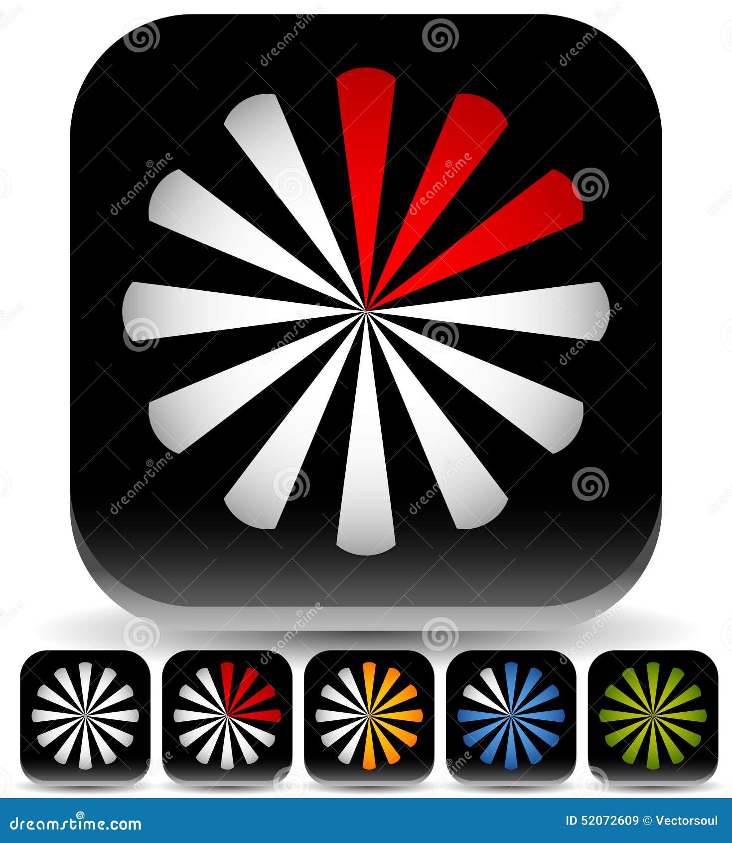 Preloader, Buffer Symbols/icons, Progress Indicators Stock Illustration ...