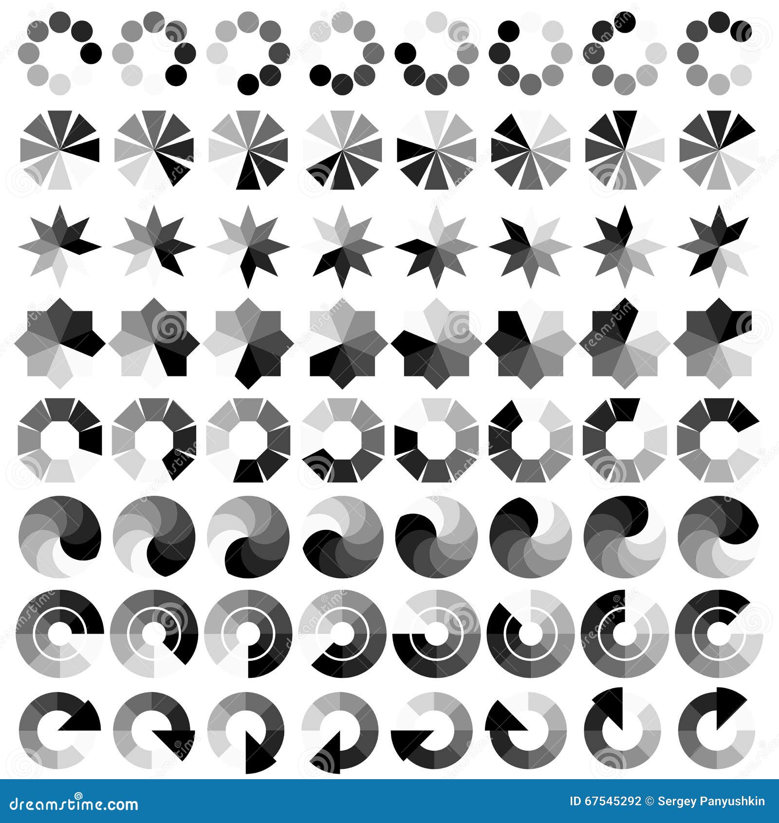 Preloaders And Progress Loading Bars. Cartoon Vector | CartoonDealer ... Preloaders And Progress Loading Bars. Cartoon Vector | CartoonDealer ...