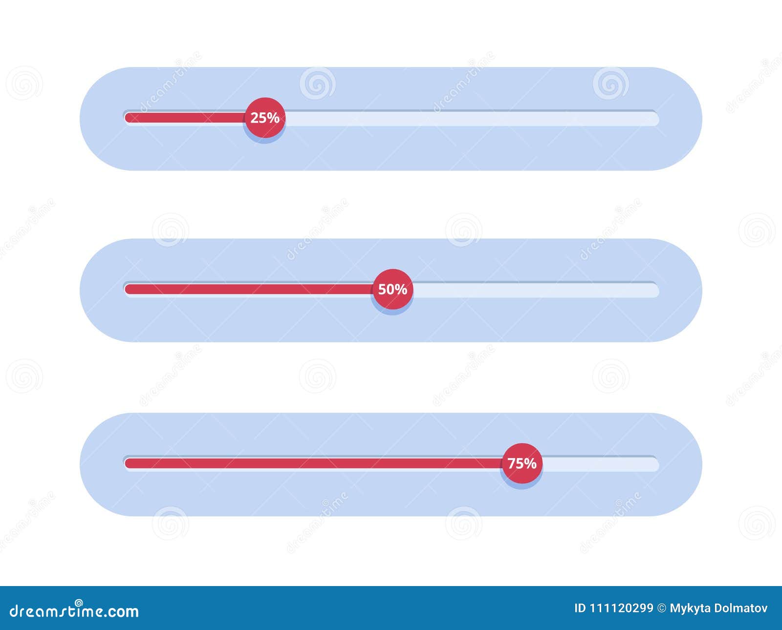 Preloaders and Progress Loading Bars Template. Vector Illustration ... Preloaders and Progress Loading Bars Template. Vector Illustration ...