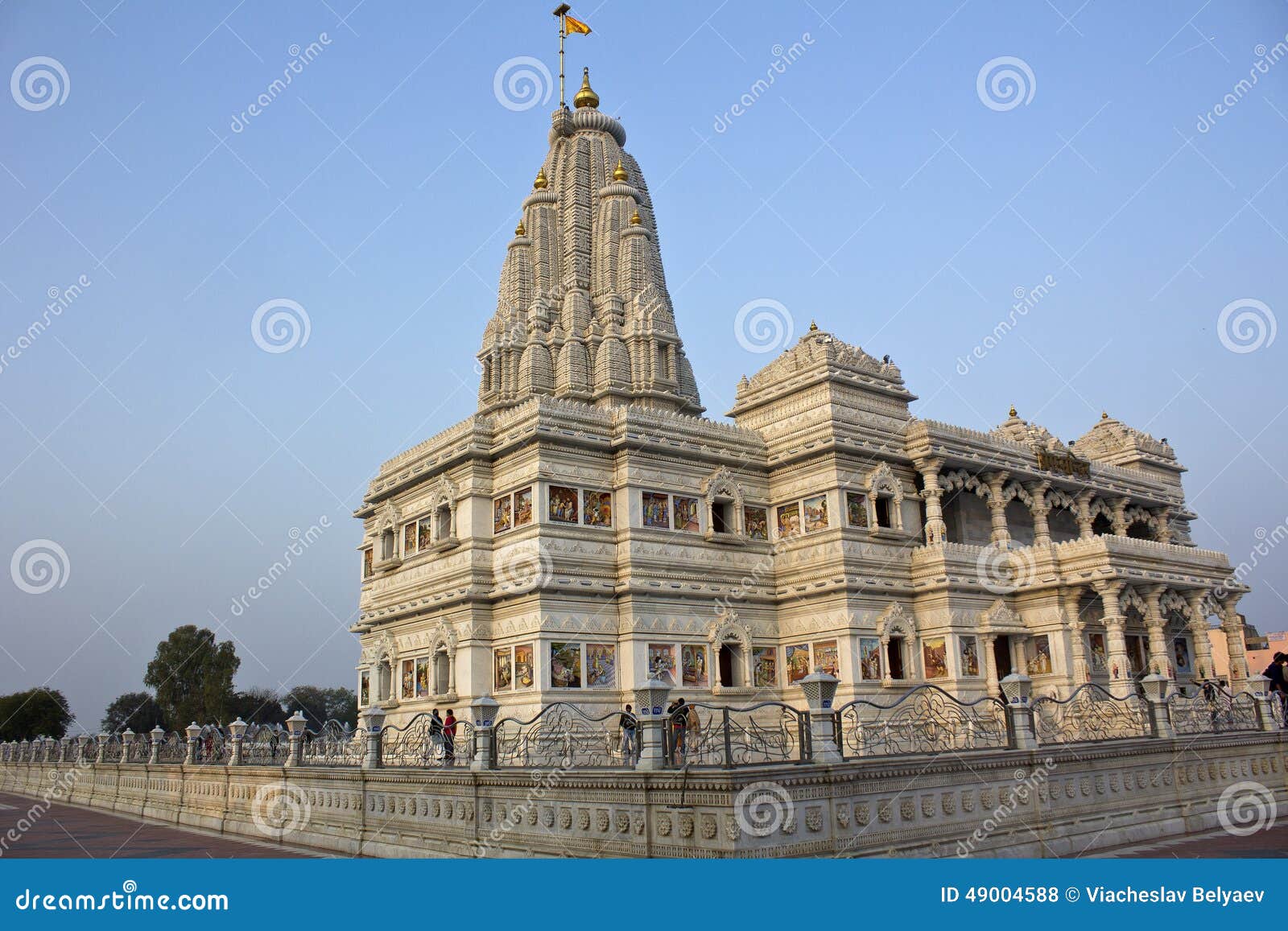 Prem Mandir fotografia stock editoriale. Immagine di bianco - 49004588
