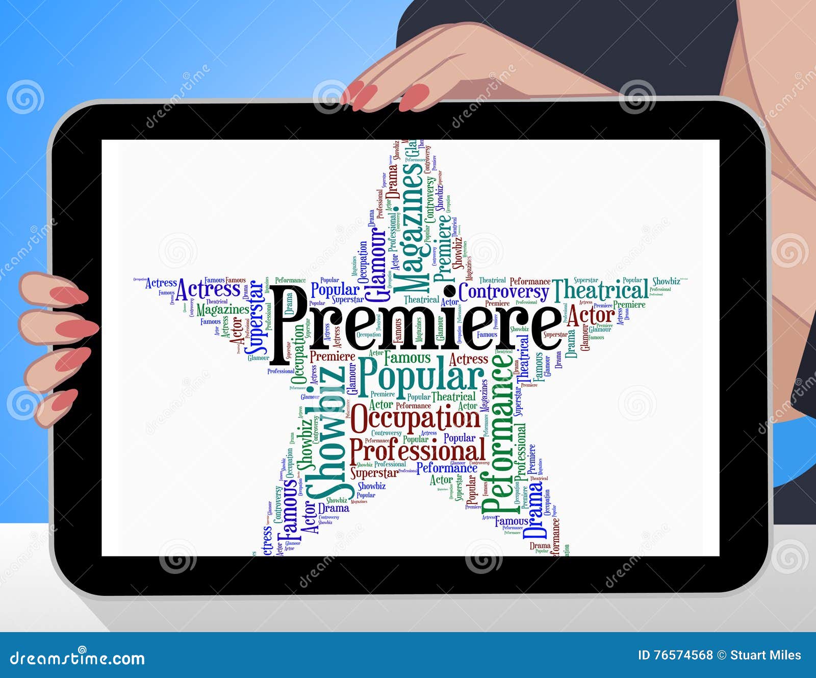 Premiere Star Represents Opening Nights and Perfomance Stock ...