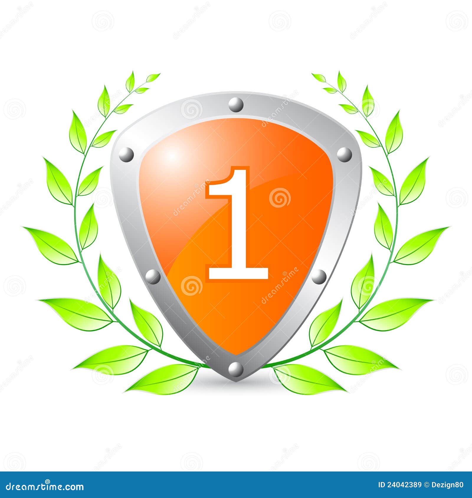 Premio per il primo posto illustrazione vettoriale. Illustrazione di ...