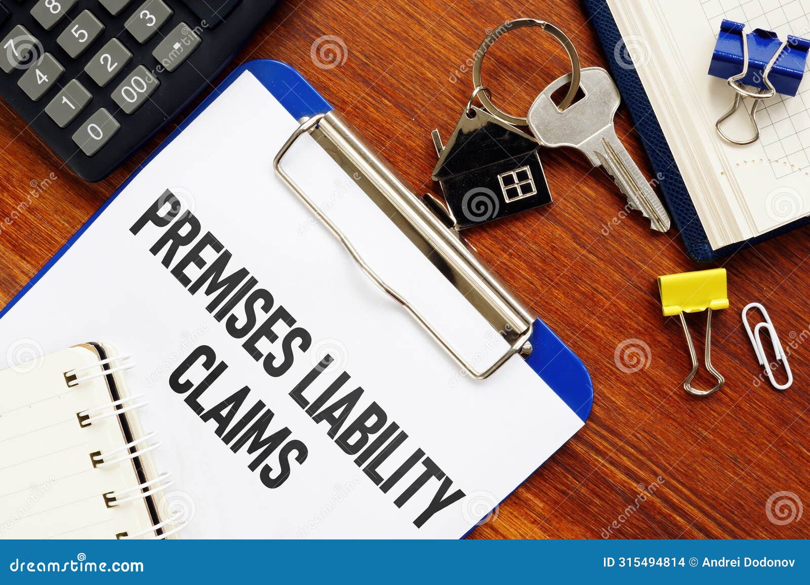 Premises Liability Claims are Shown Using the Text Stock Photo - Image ...