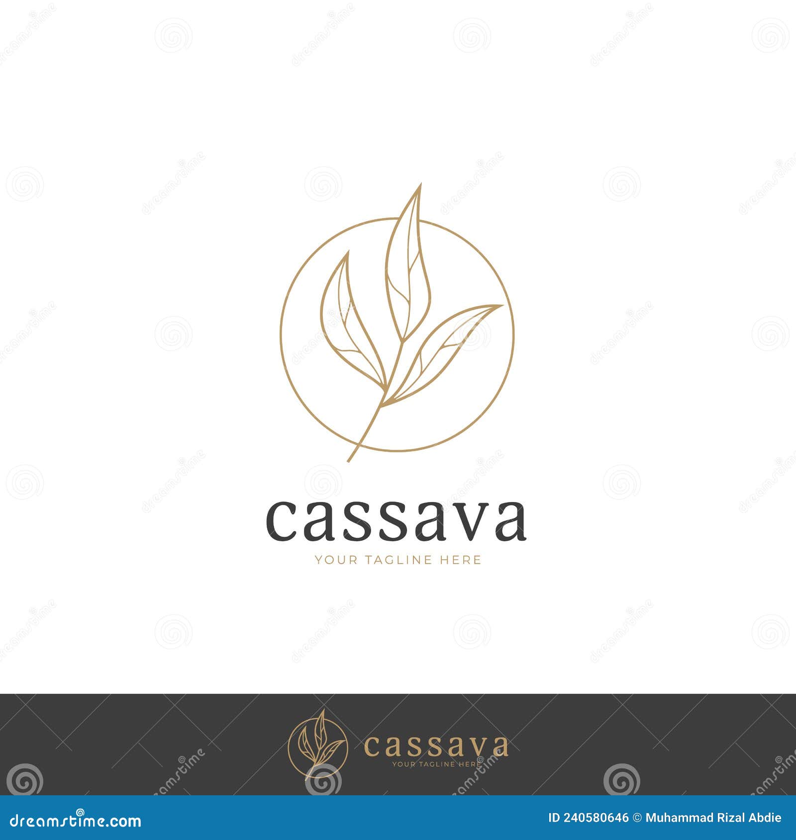 Cassava Logo. Isolated Cassava On White Background Cartoon Vector ...