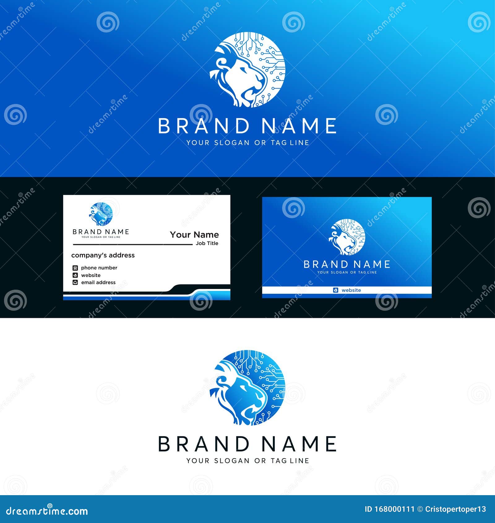 Premium Amazing Logo Lion Tech Vector Stock Vector - Illustration of ...