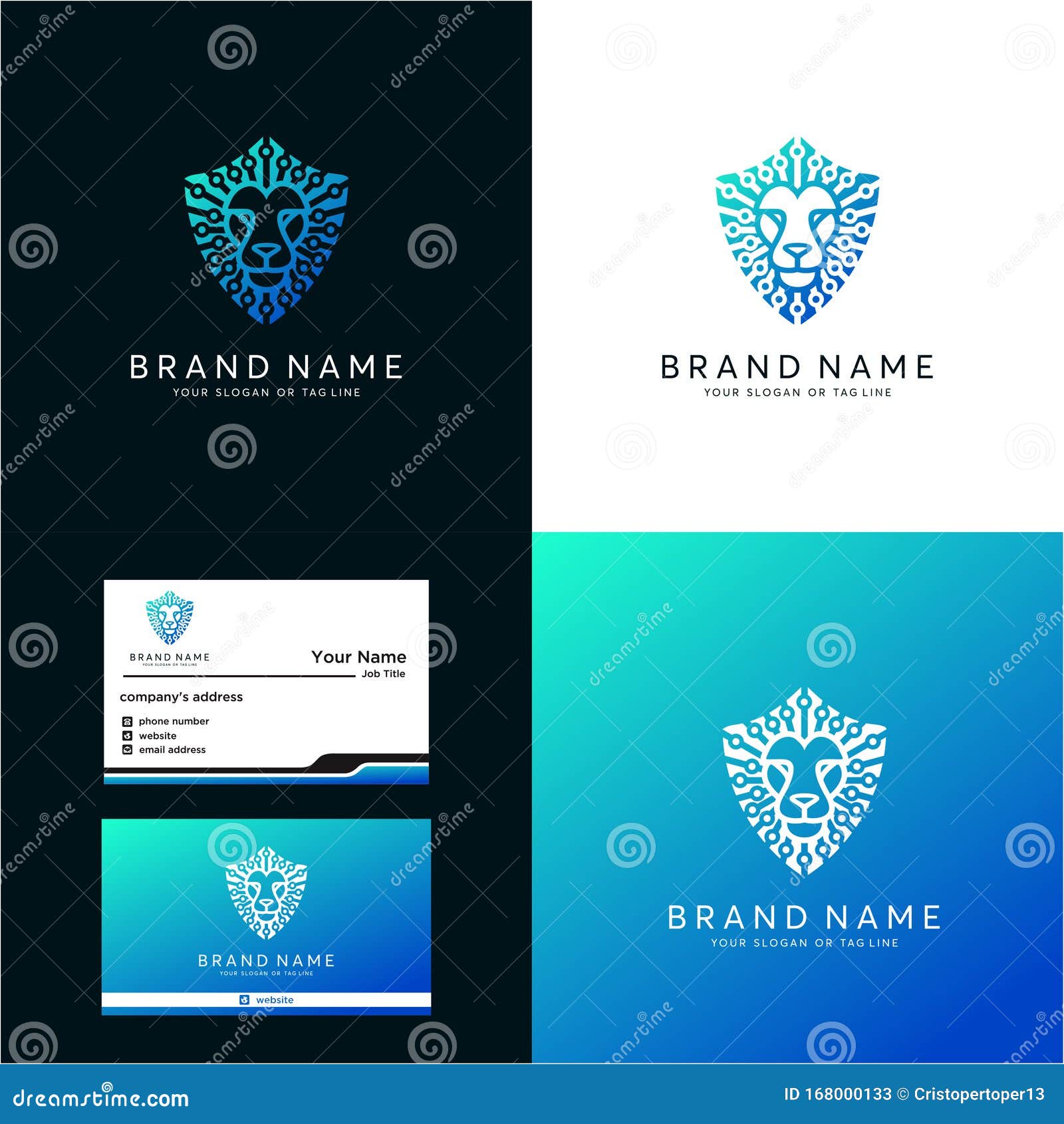 Premium Amazing Logo Lion Tech Vector Stock Vector - Illustration of lion, king: 168000133