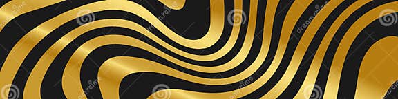 Premium Background Design with Gold Curve Line Pattern on Black ...