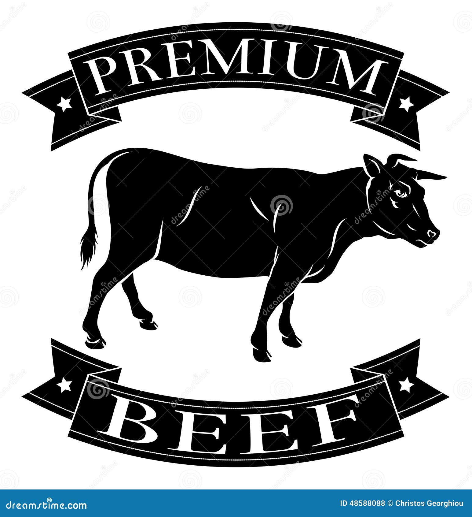 Premium beef icon stock vector. Illustration of butcher - 48588088