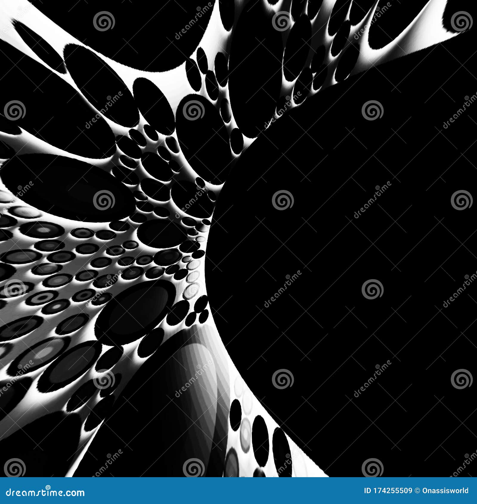 Premium Black Rough Chrome Abstract Background Stock Illustration ...