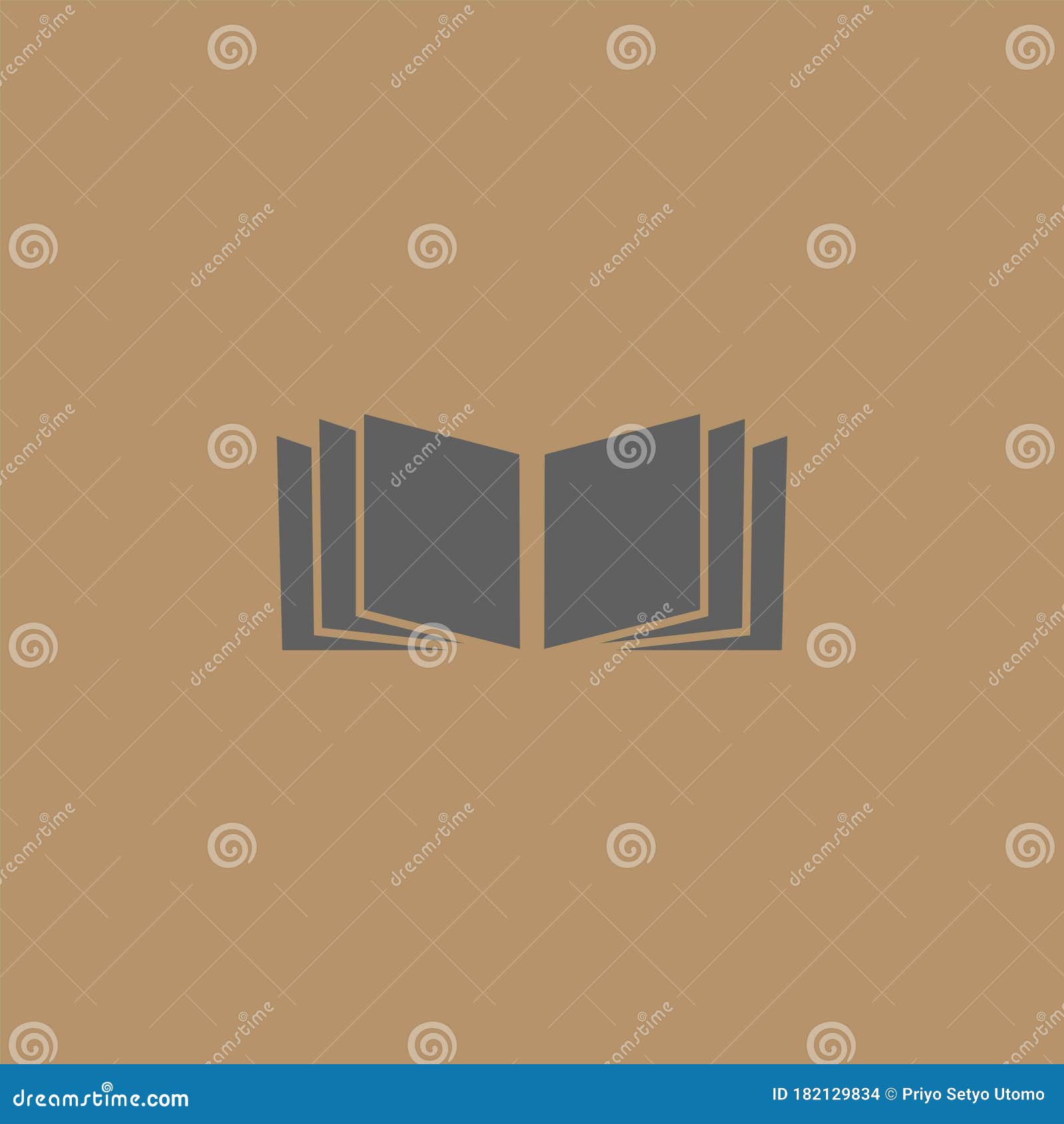 Premium book logo design stock vector. Illustration of branding - 182129834