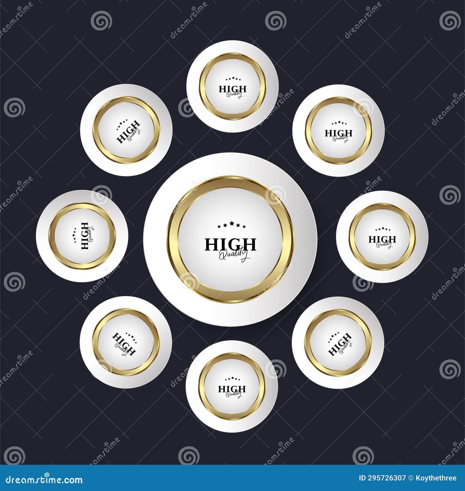 A Premium Button Element Template Design. and Modern Vector Object ...