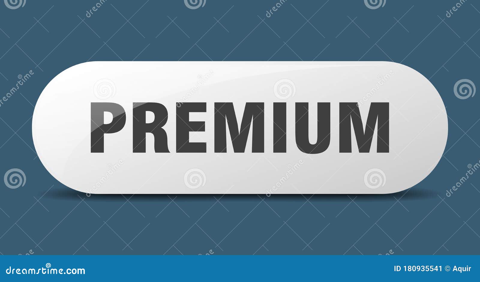 Premium Button. Premium Sign. Key. Push Button Stock Vector ...