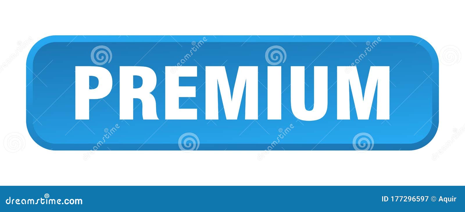 Premium Button. Premium Square 3d Push Button Stock Vector ...