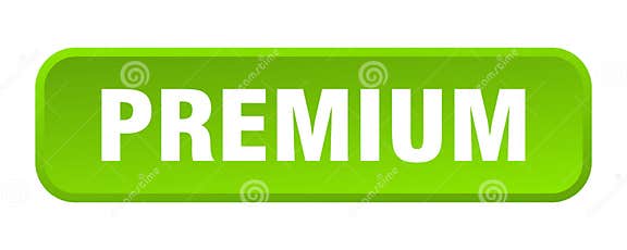 Premium Button. Premium Square 3d Push Button Stock Vector ...