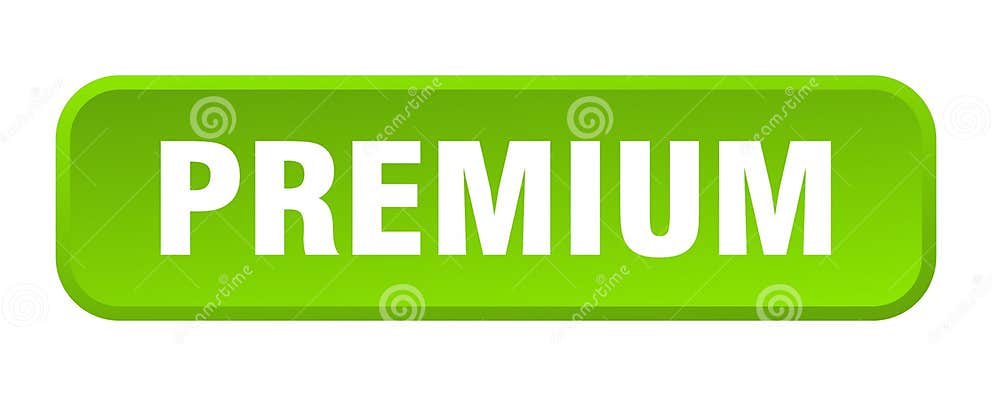 Premium Button. Premium Square 3d Push Button Stock Vector ...