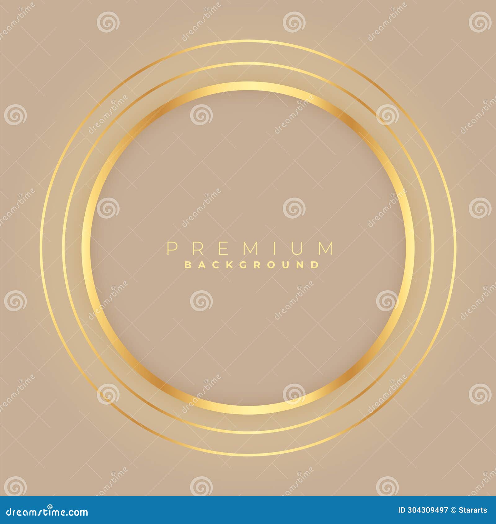 Premium Circular Golden Line Frame Backdrop for Wedding Decor Stock ...