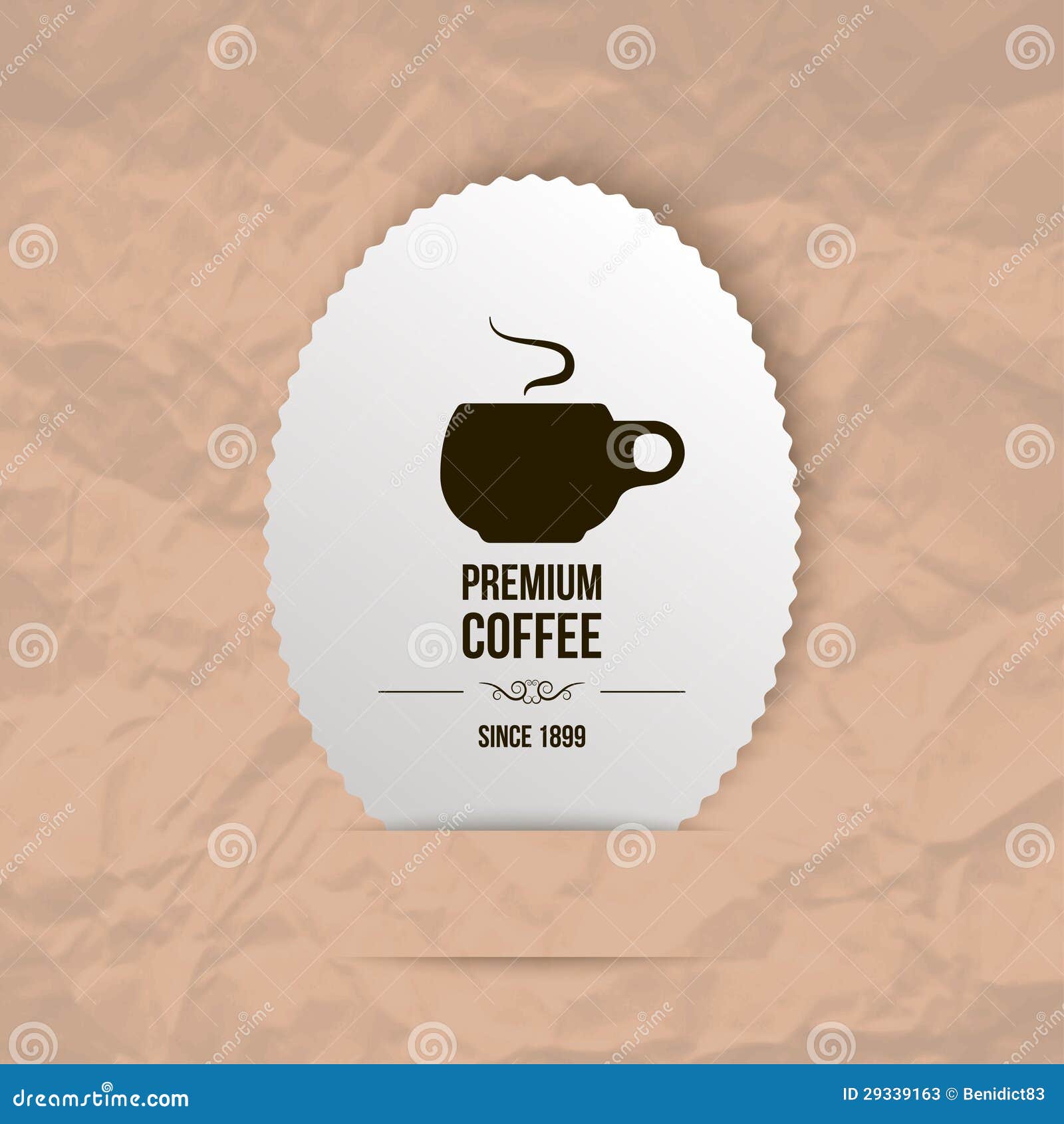 Premium Coffee Label, Coffee Badge, Coffee Emblem. Sign For Restaurant ...
