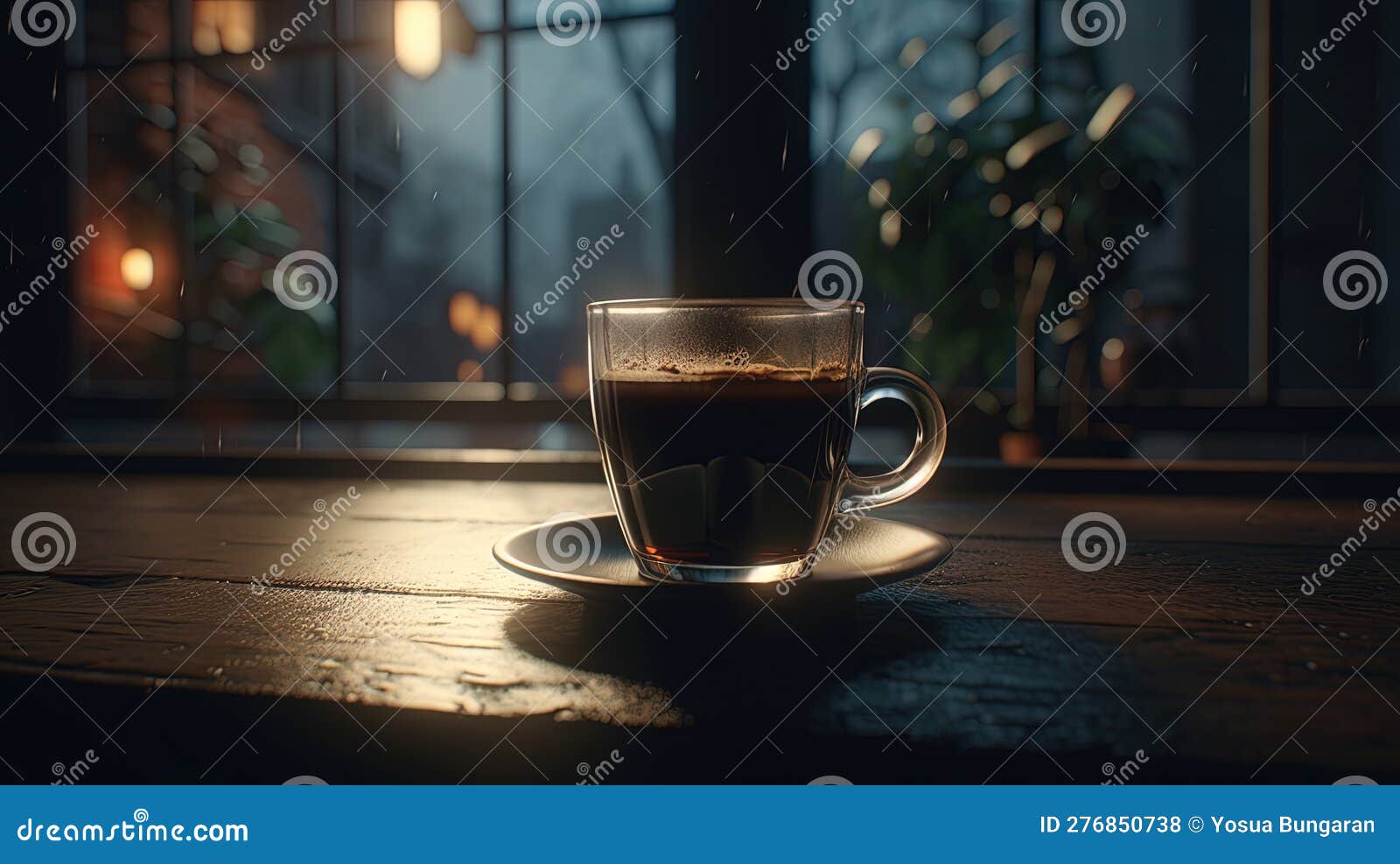 Premium Coffee, Digital Art Illustration, Generative AI Stock ...