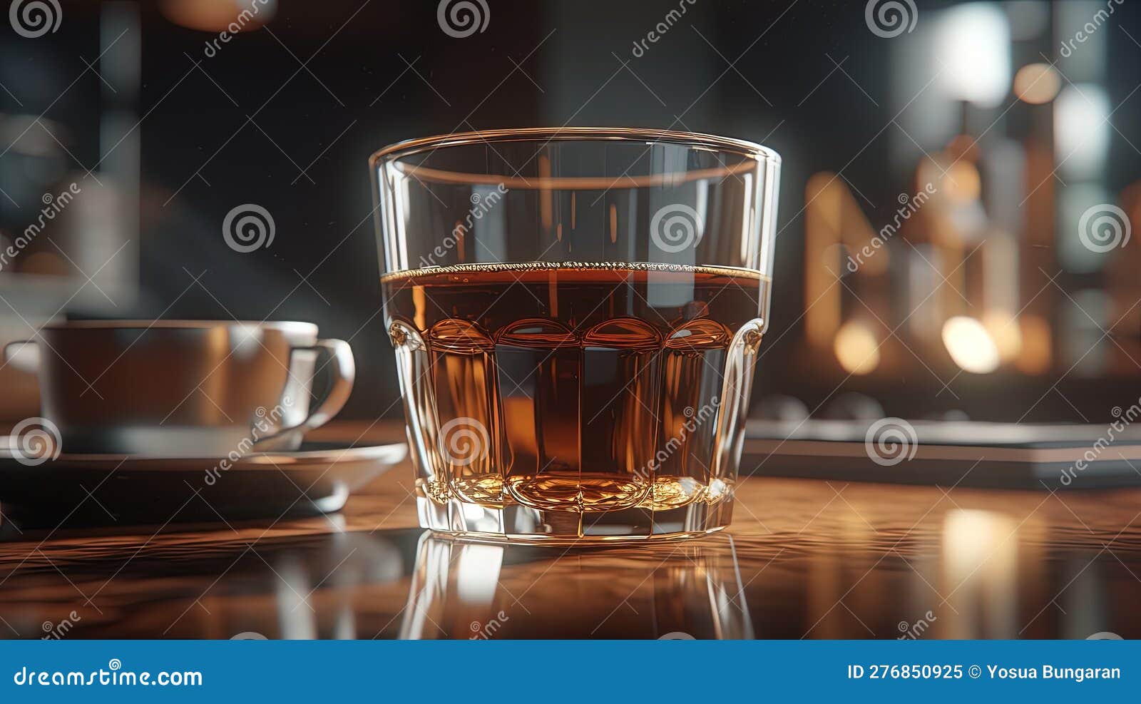 Premium Coffee, Digital Art Illustration, Generative AI Stock ...