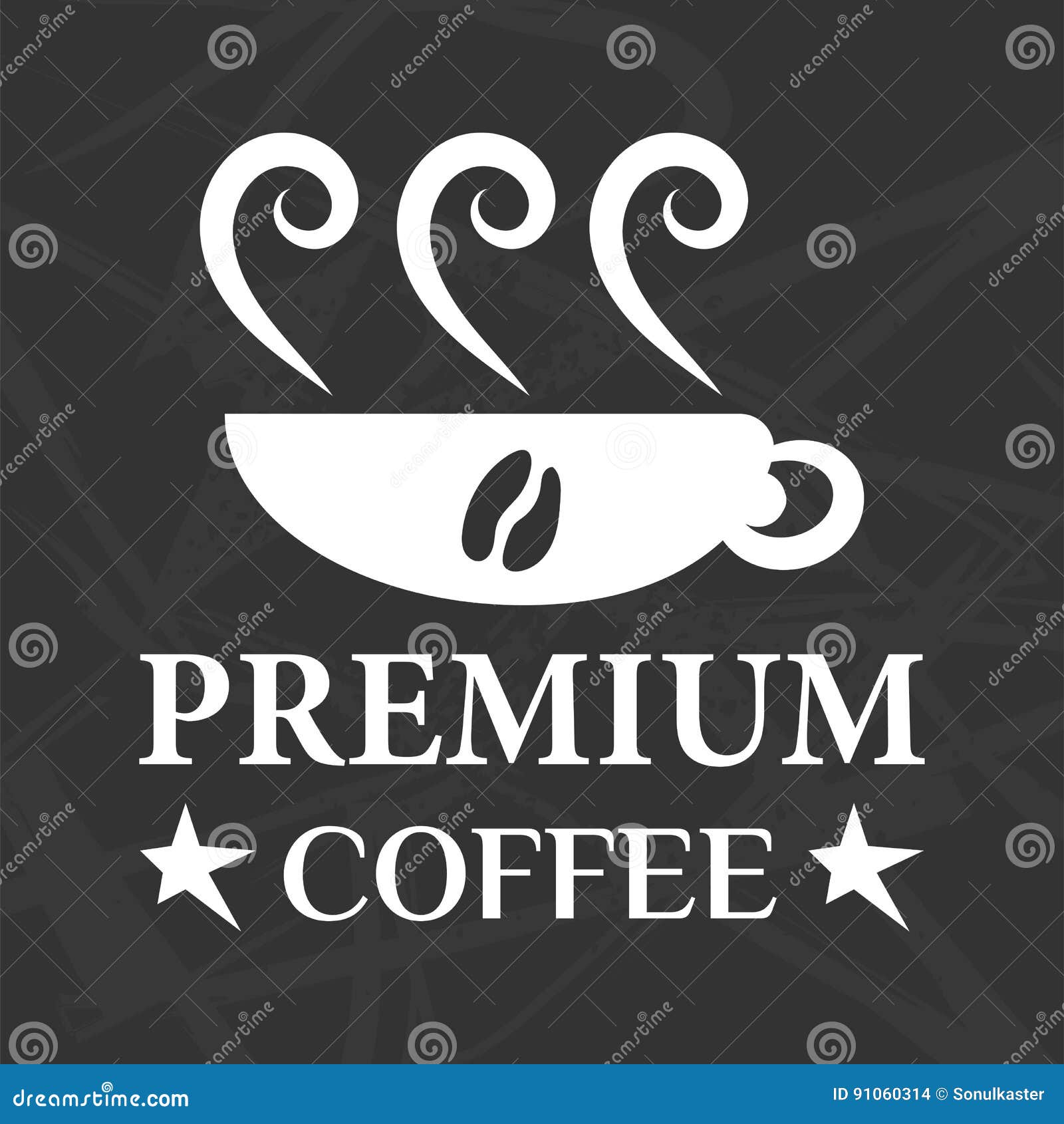Premium Coffee Symbol and Cup Stock Vector - Illustration of food ...
