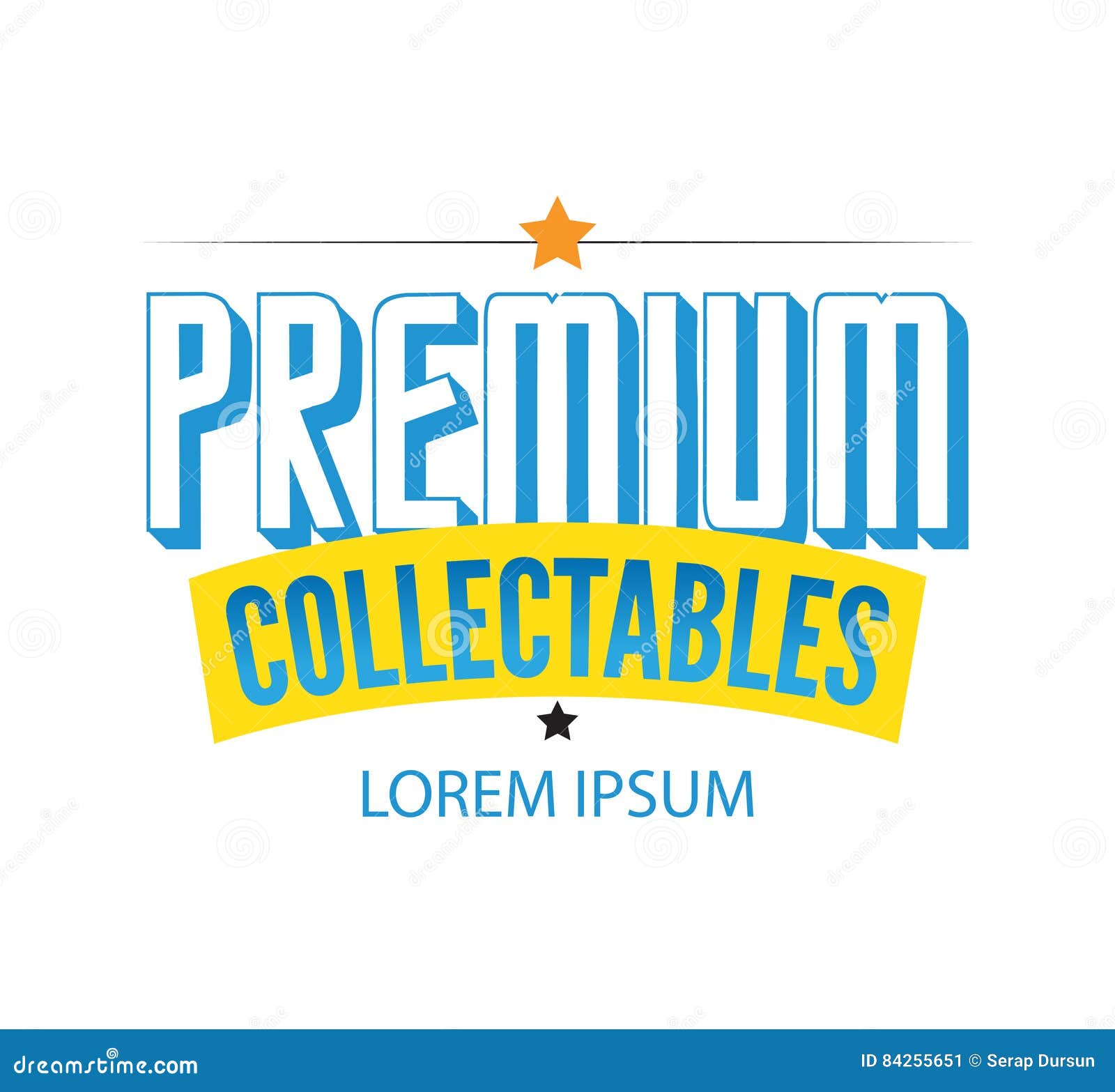 Premium Collectables Logo Design Stock Illustration - Illustration of ...