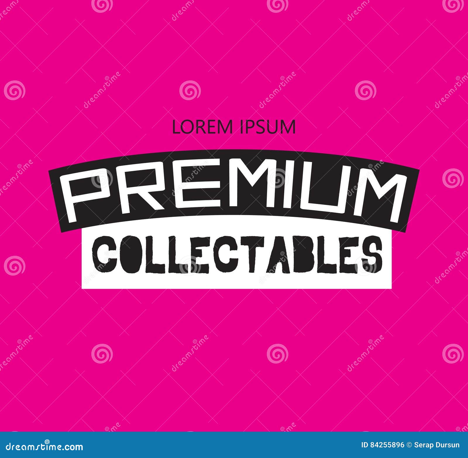 Premium Collectables Logo Design Stock Illustration - Illustration of ...