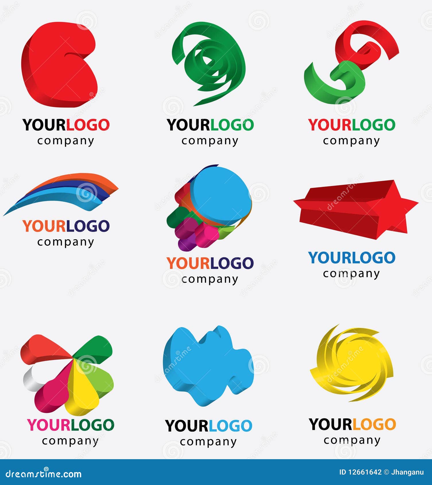 Premium company logo stock vector. Illustration of corporate - 12661642