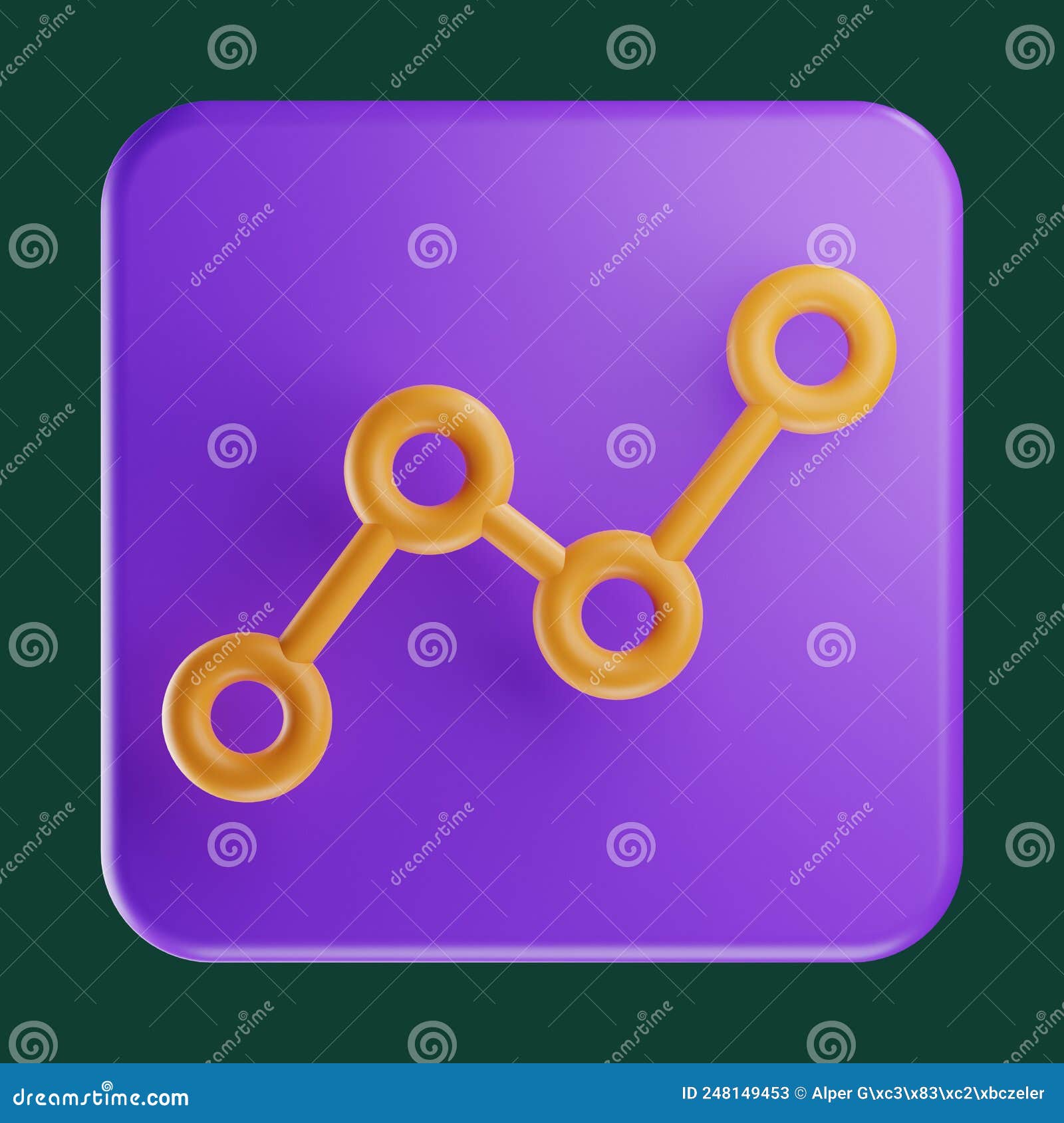 3d Rendering Of A Red Statistic Arrow With A Broken Pointer That Has ...