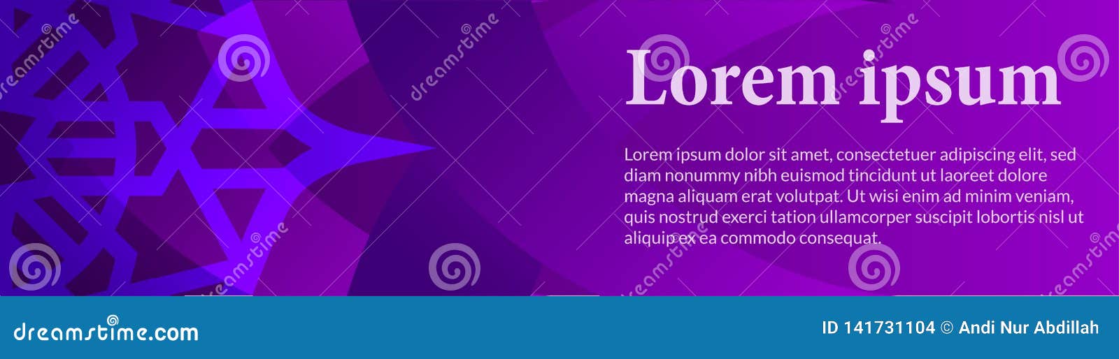 Premium Modern Gradient Purple Header Banner Set Template. Stock ...