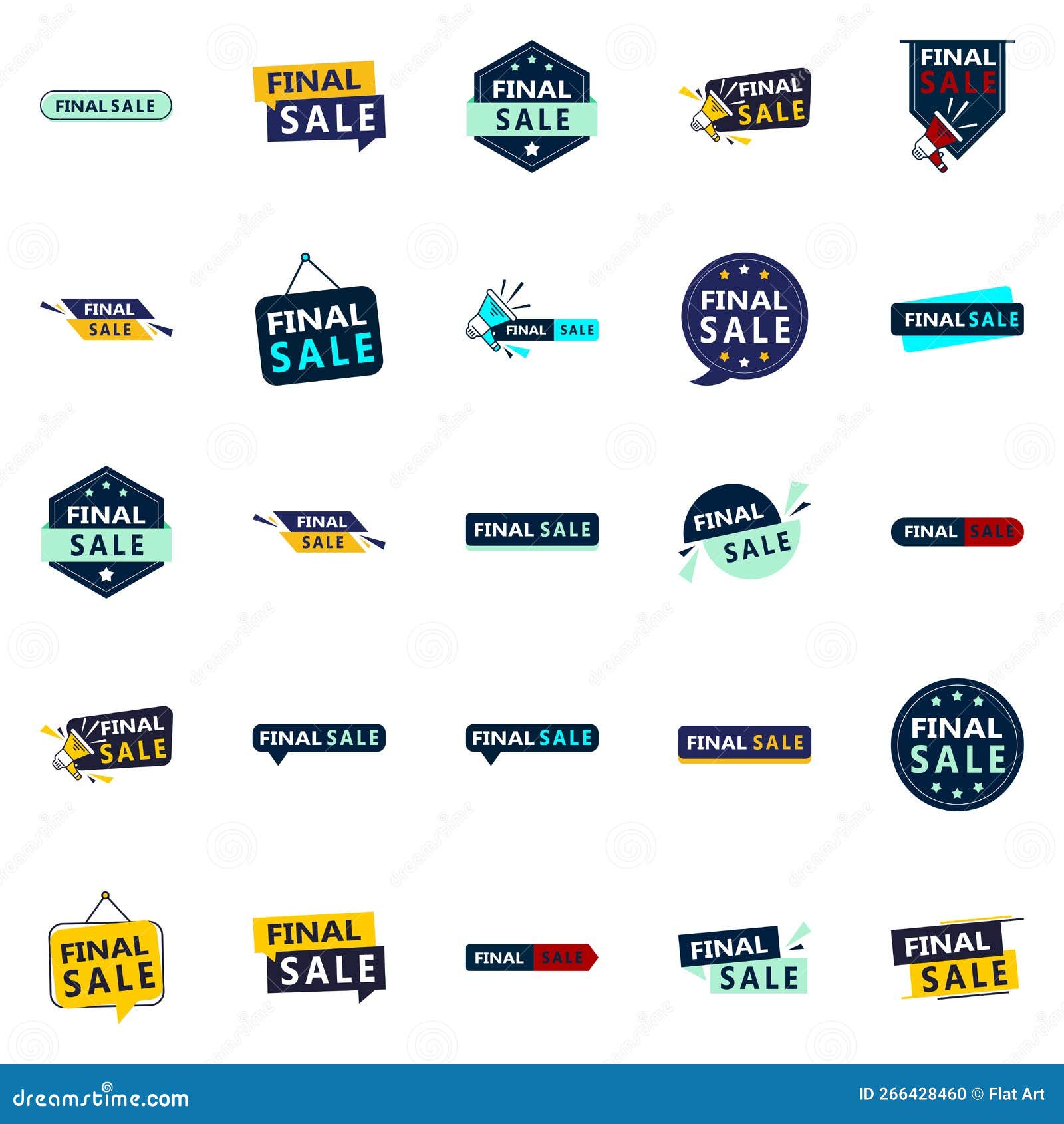 25 Premium Final Sale Banners for Marketing Materials Stock Vector ...