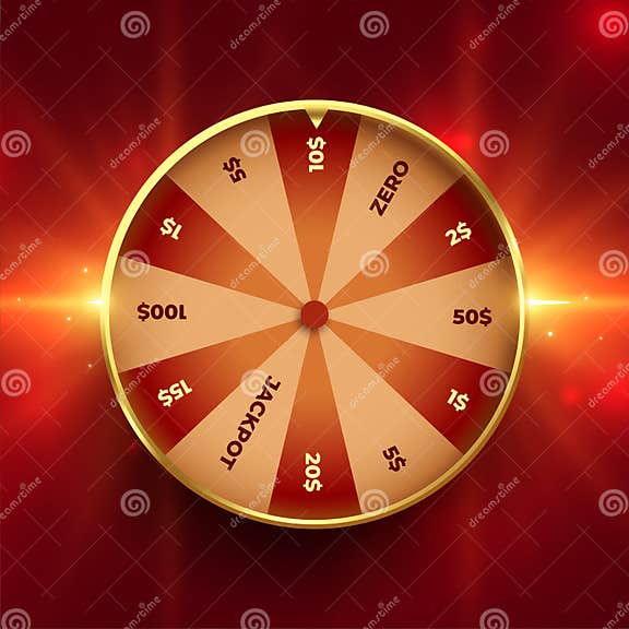 Premium Fortune Wheel Background Spin and Win Jackpot Stock Vector ...