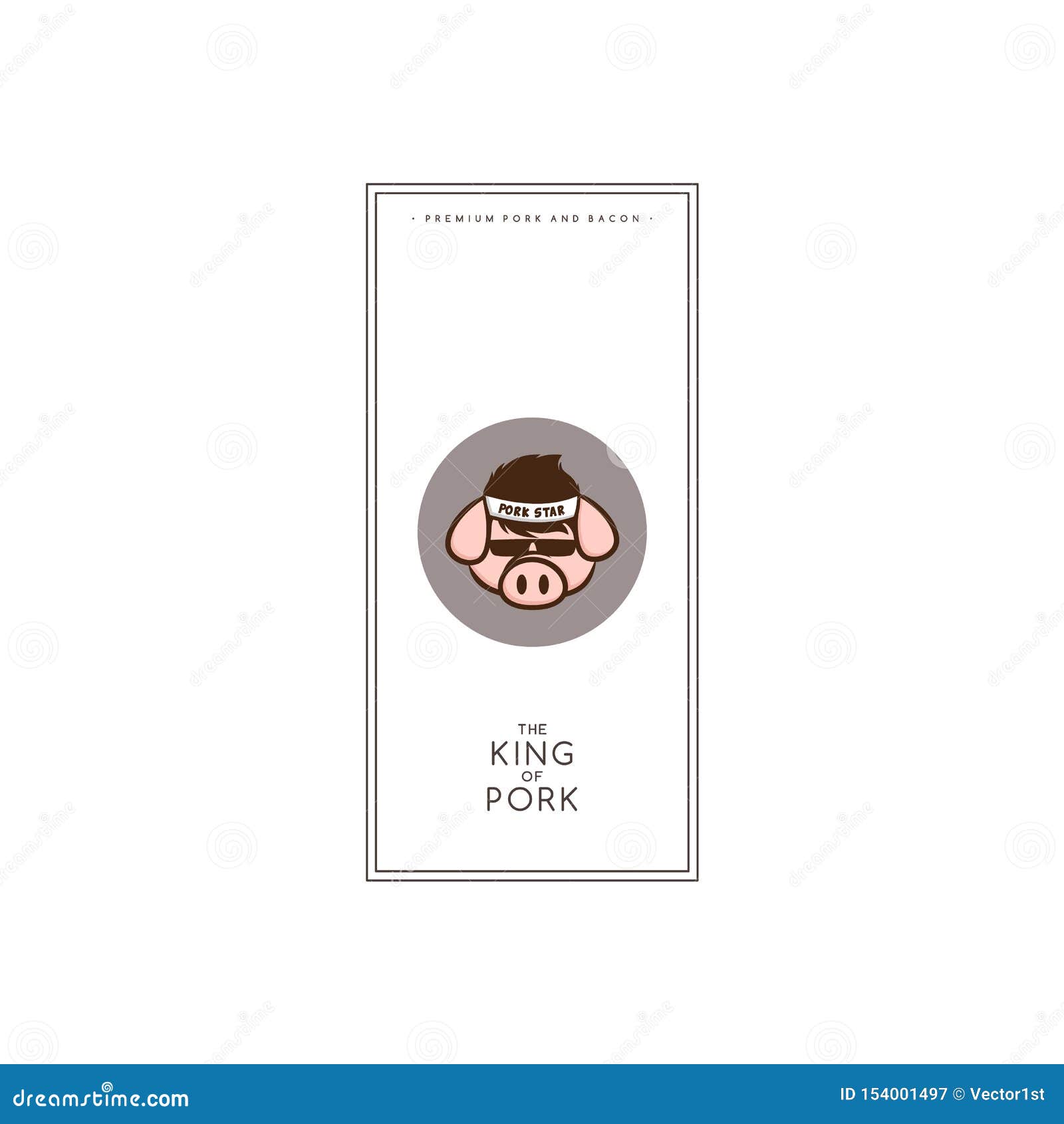 Premium Grilled Pork Restaurant Flyer Poster Theme Vector Stock Vector ...
