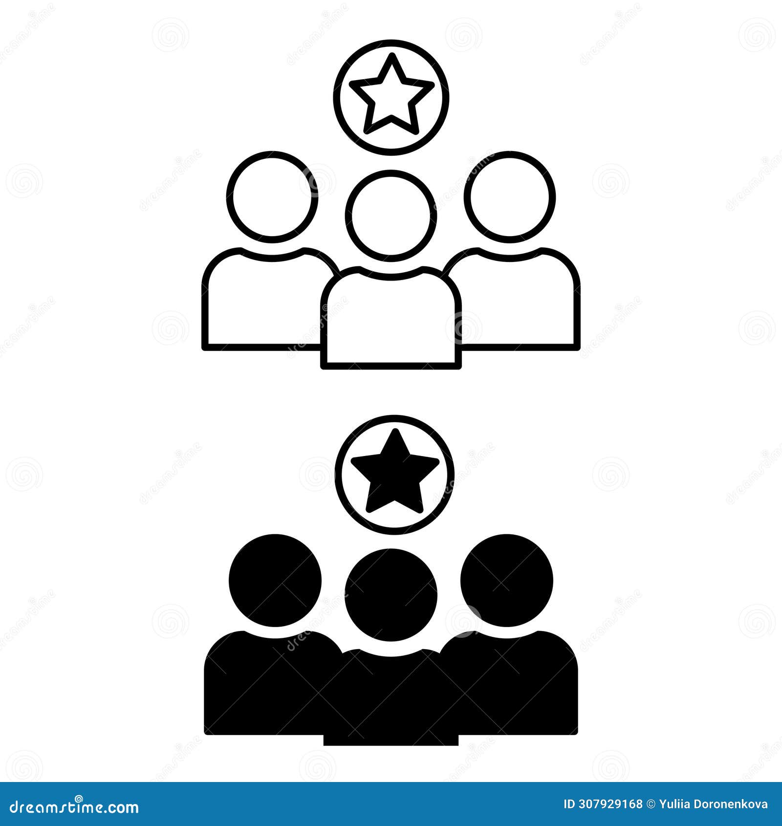 Member Icons. stock vector. Illustration of board, ideal - 307929168