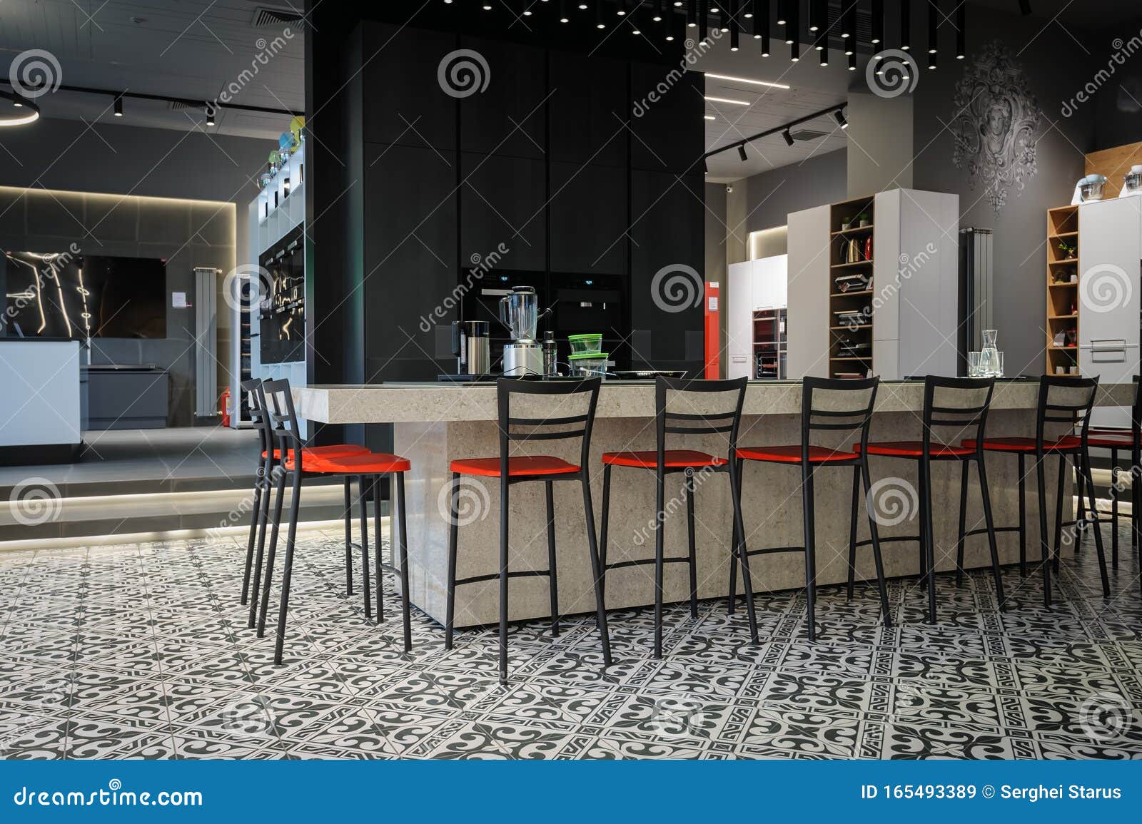 Premium Home Appliance Store Interior Stock Image - Image of interior ...