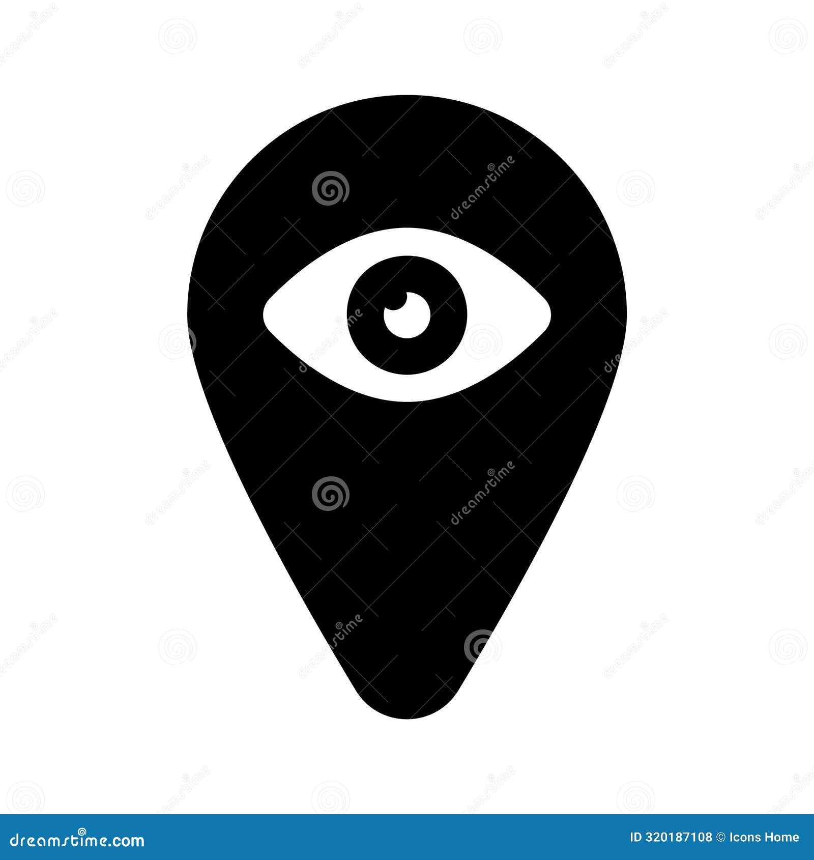 Premium Icon of Location Monitoring Vector Design Stock Vector ...