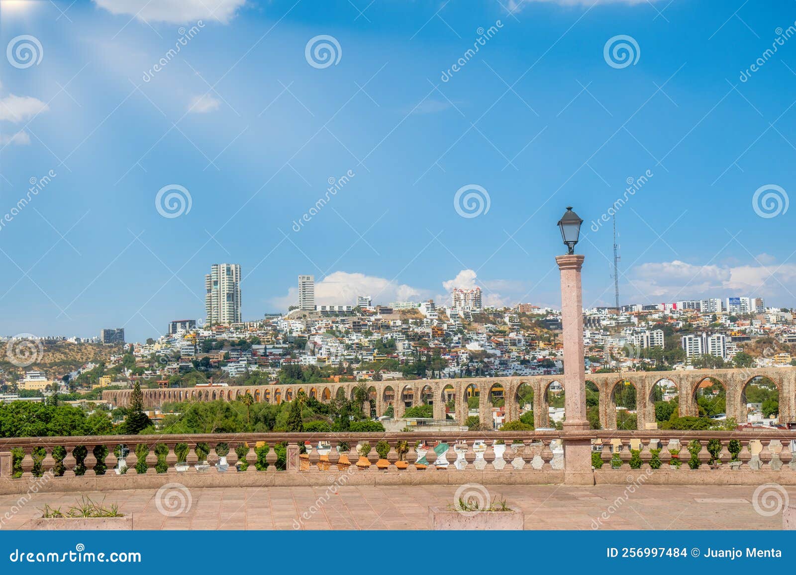 Premium Image with Copyspace of the Arches of Queretaro in Mexico Stock ...
